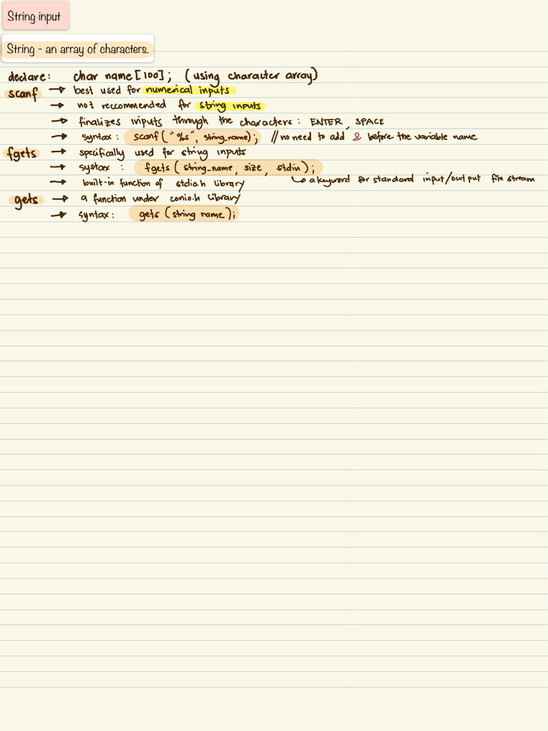 Strings | PDF | String (Computer Science) | Computer Science Strings | PDF | String (Computer Science) | Computer Science