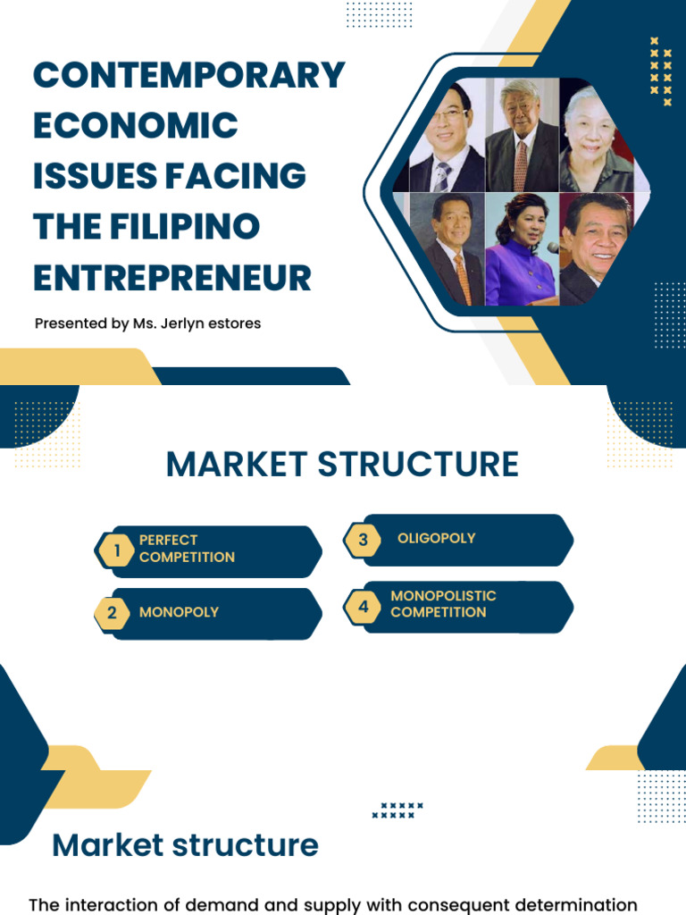 Contemporary Economic Issues Facing The Filipino Entrepreneur ...