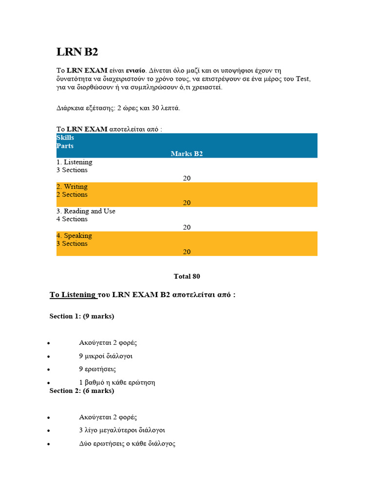 LRN B2 Guidelines | PDF