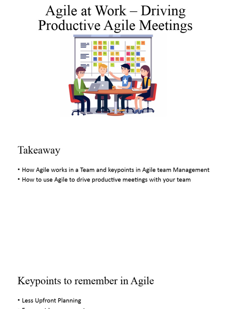 Agile Meeting Strategies & Planning | PDF