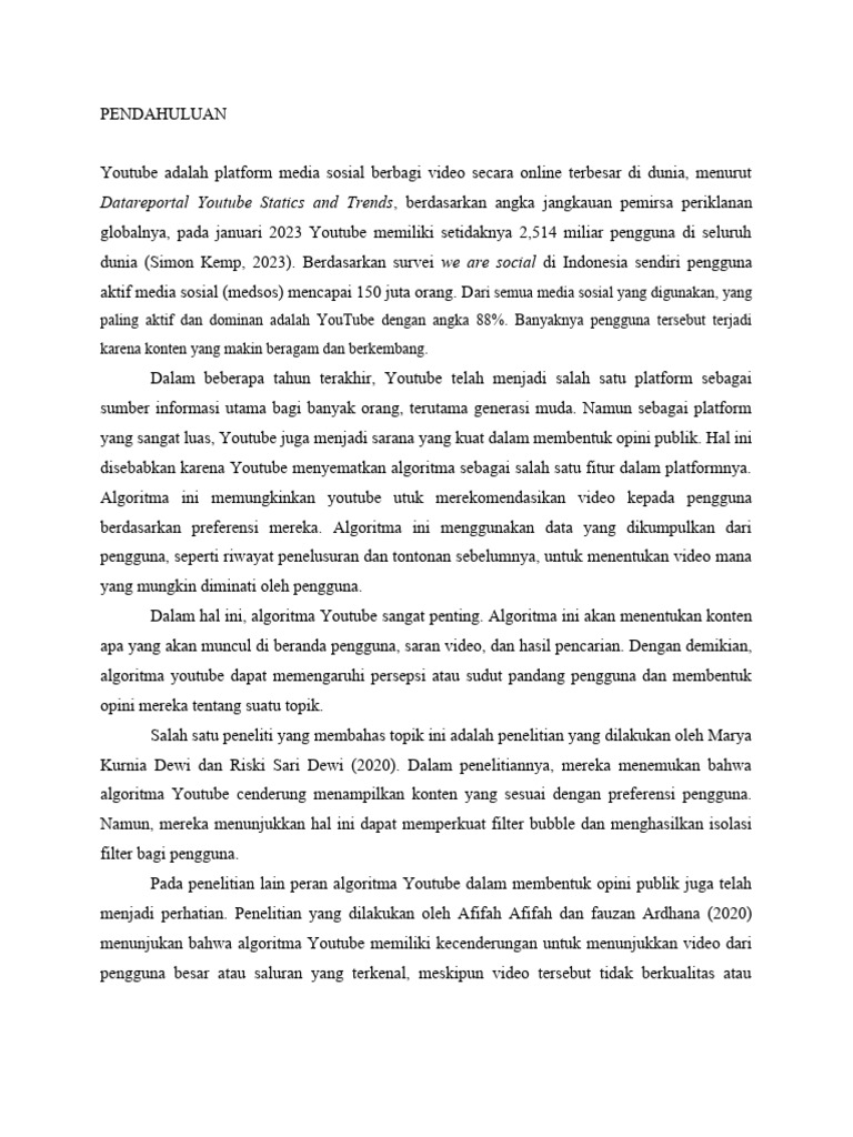 Projek Latar Belakang | PDF