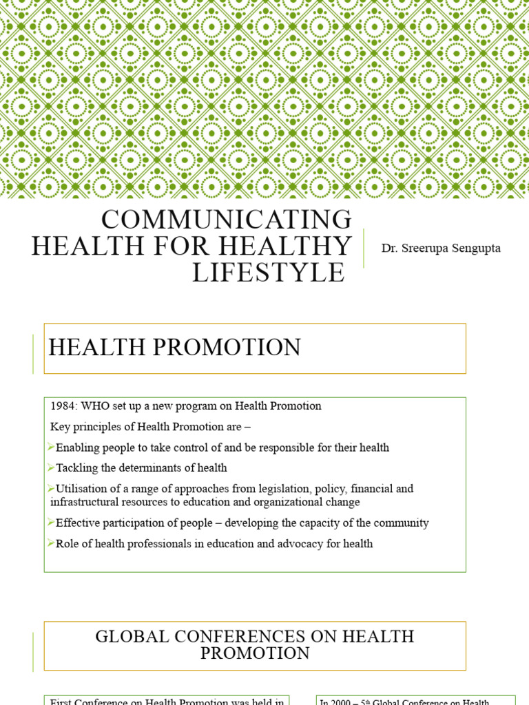Communicating Health | PDF | Health Promotion | Communication