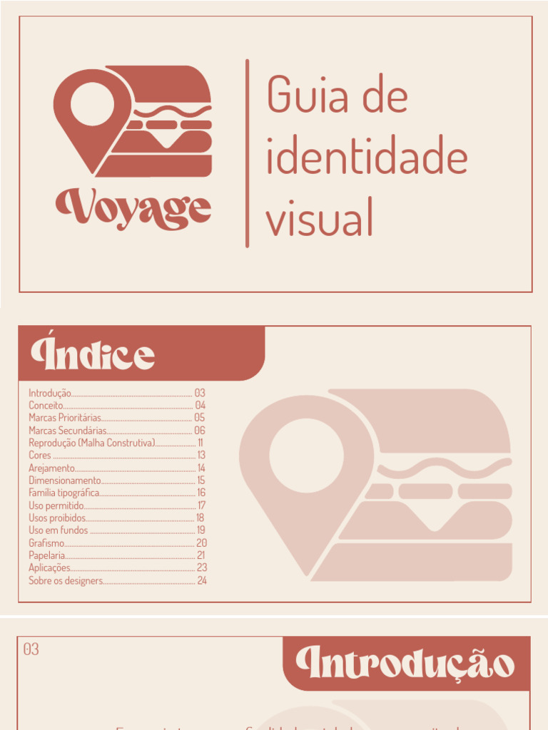 Guia de Identidade Visual Voyage | PDF | Cor | Design gráfico