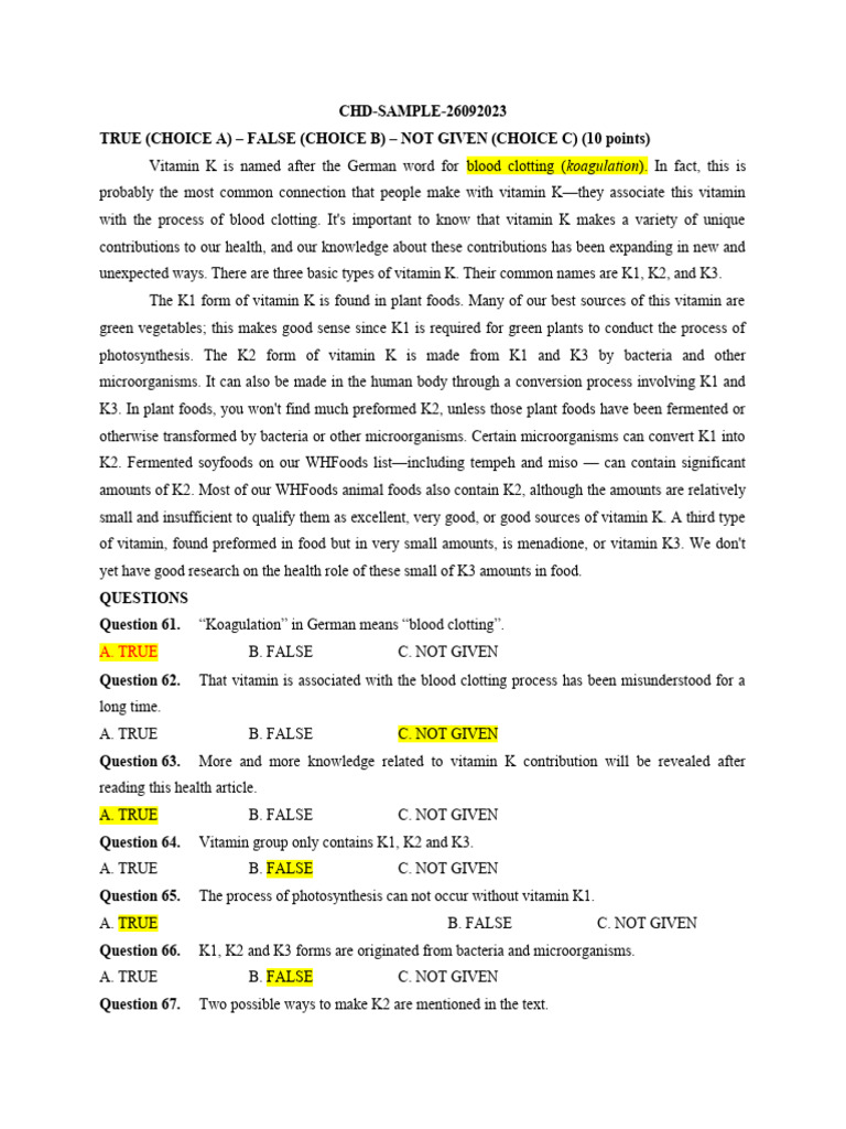 CHD Sample 26092023 | PDF | Infection | Bacteria