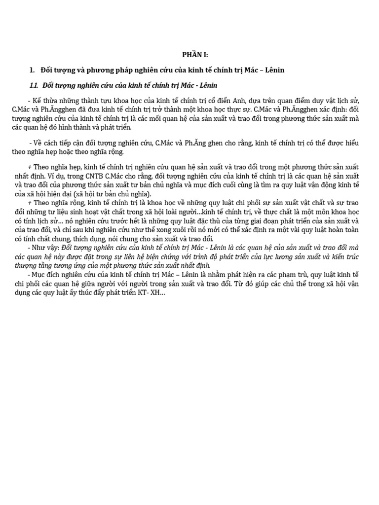 FILE - 20221002 - 143523 - HƯỚNG DẪN ÔN TẬP KTCT MLN 2 | PDF