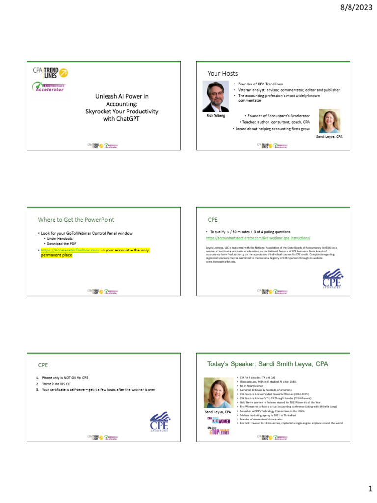 Chat GPT For Accounting Condensed | PDF | Machine Learning | Deep Learning