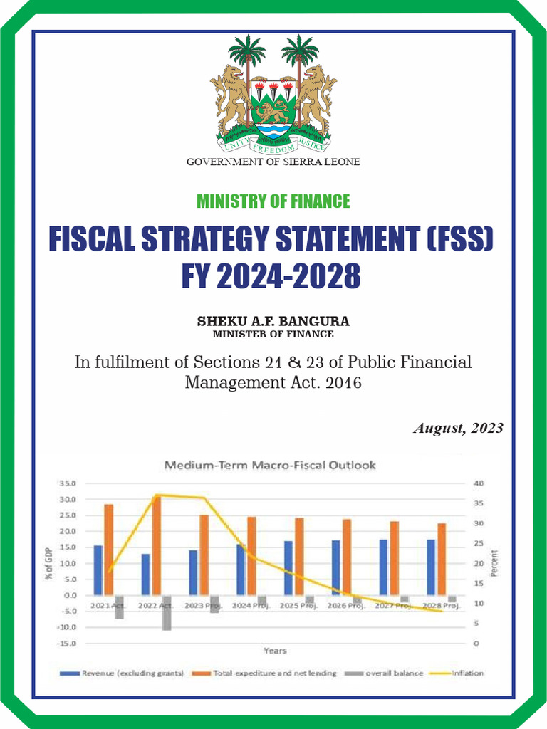 Fiscal Strategy Statement Fss | PDF | Fiscal Policy | Inflation