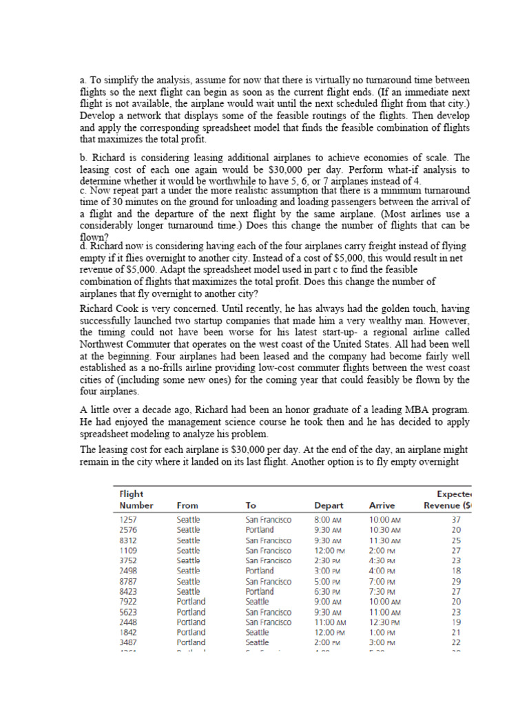 ORM Project | PDF | Airlines | Airplane