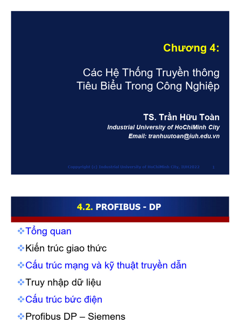 2023 - Chapter4 - Profibus | PDF