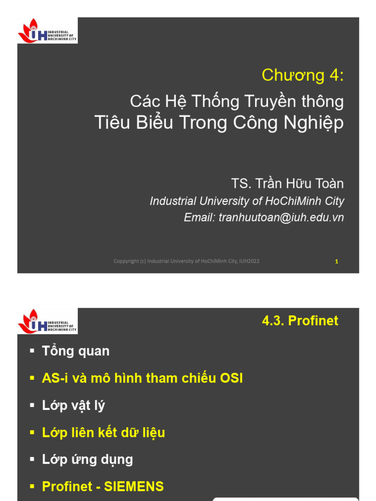 2023 - Chapter4 - Profinet | PDF