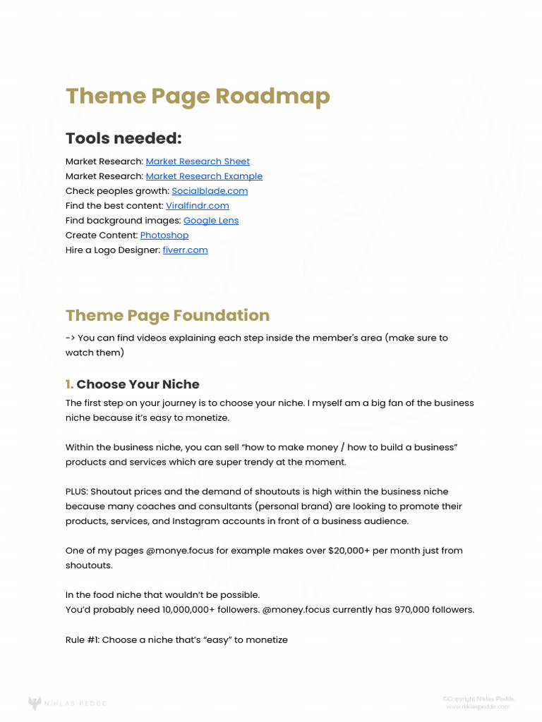 Theme Page Roadmap | PDF | Search Engine Optimization | Brand