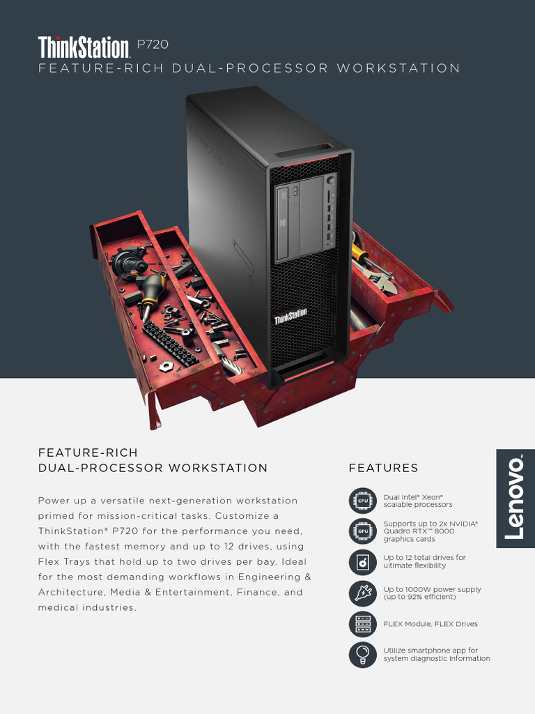Thinkstation p720 Datasheet | PDF | Computer Hardware | Computer Science
