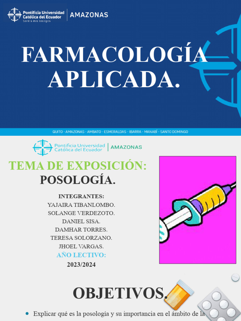 POSOLOGIA | PDF | Medicamentos con receta | Química medicinal