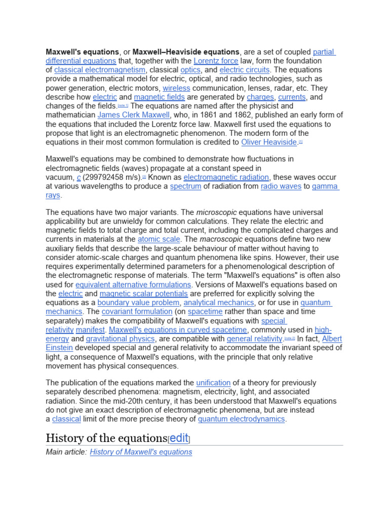 Maxwell Pdf Maxwell S Equations Magnetic Field