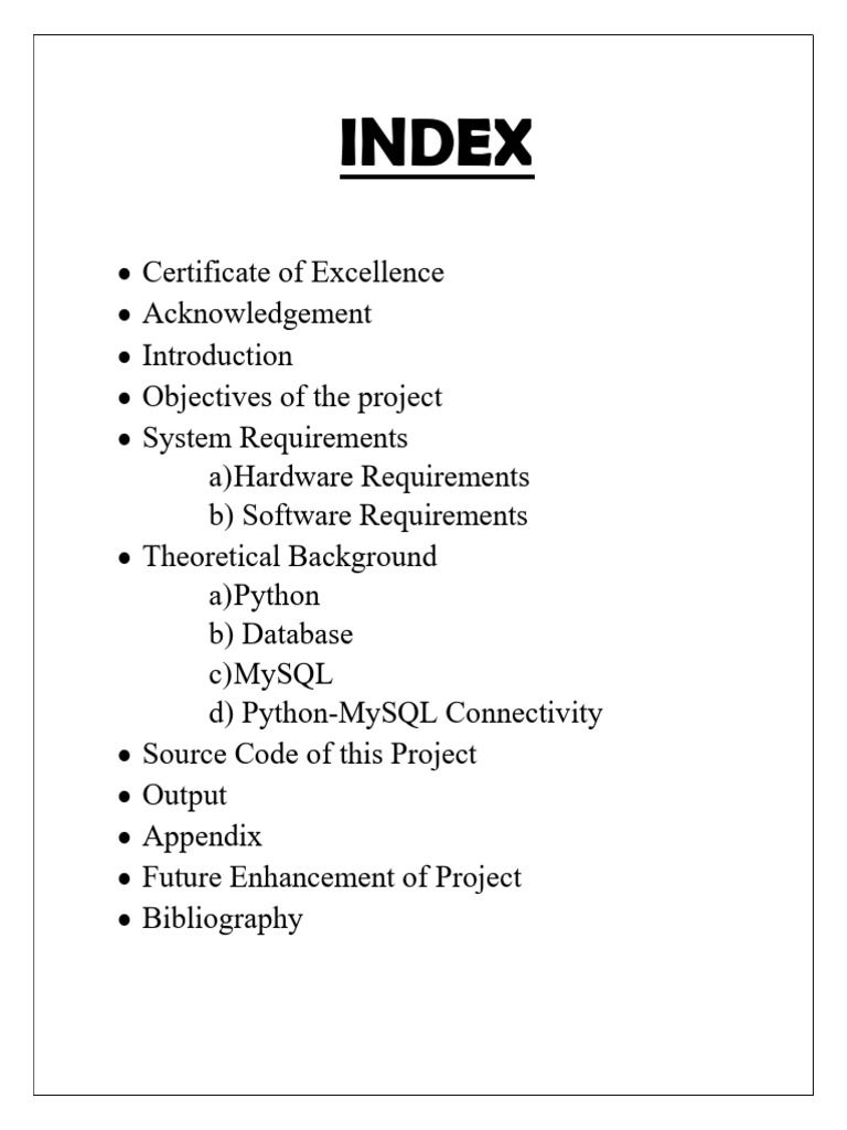 Computer Science Project | PDF | Relational Database | Databases