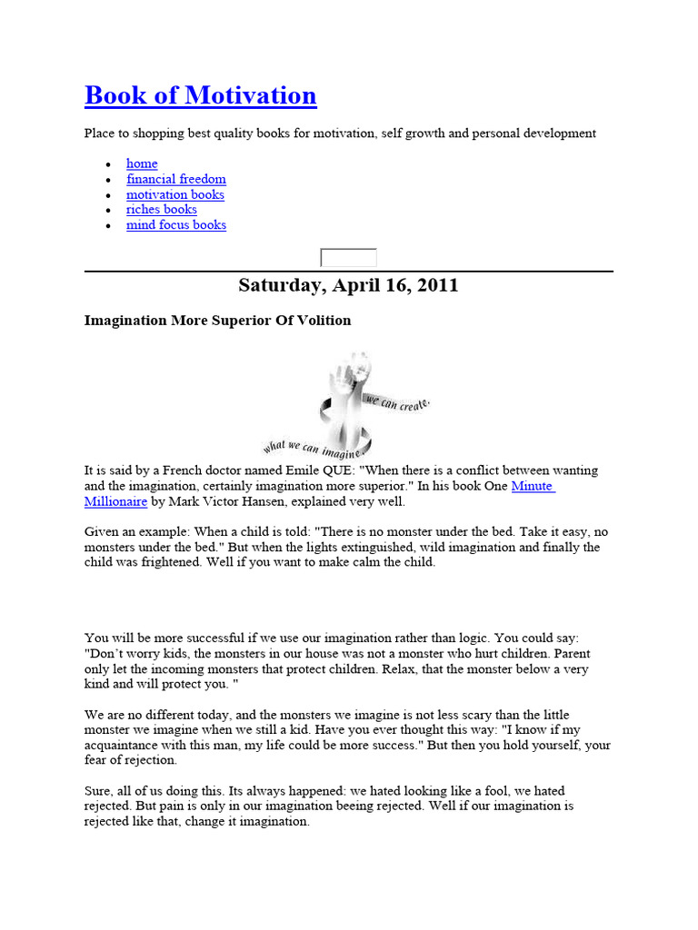 Book of Motivation | PDF | Blog