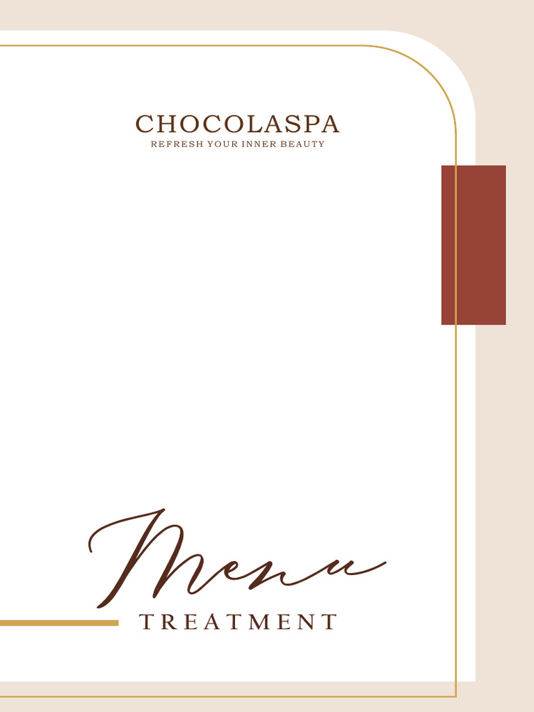 Menu Chocolaspa 2023 New | PDF | Massage | Health Care