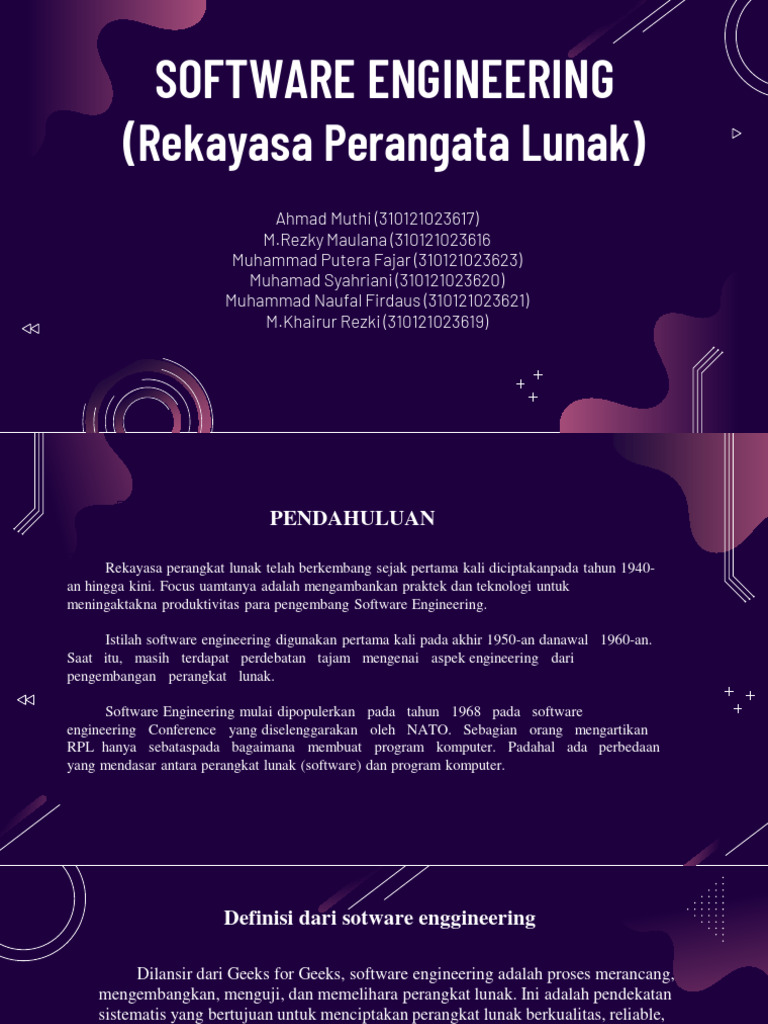 Kelompok Software Engineering | PDF | Seni