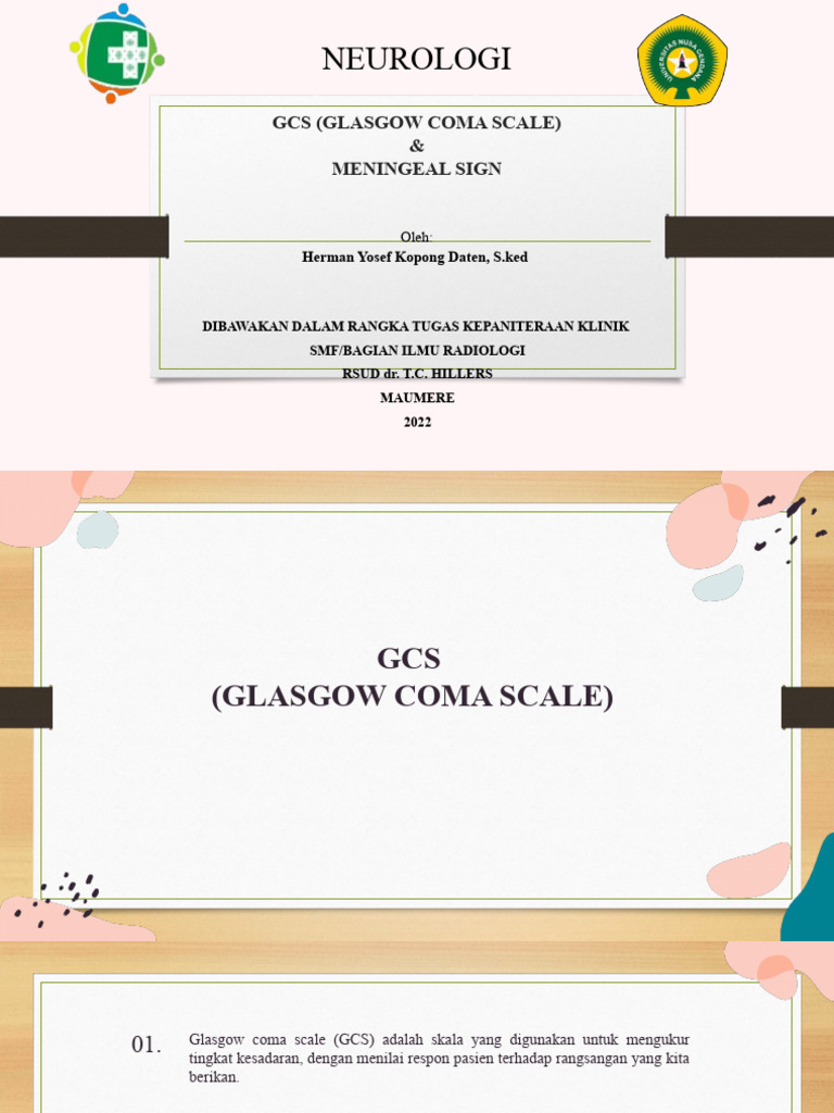 GCS & Meningeal Sign - Herman | PDF