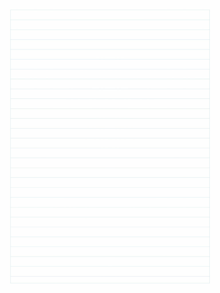 Line Paper Template | PDF