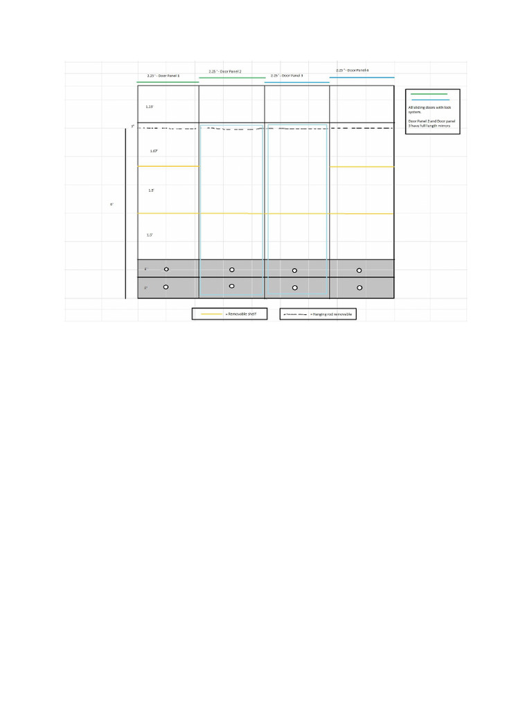 Wardrobe Layout 1 | PDF