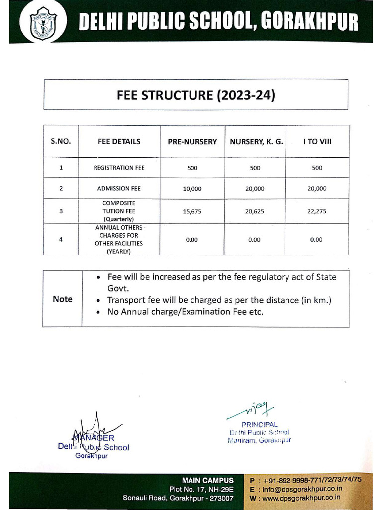 Fee Structure1 | PDF