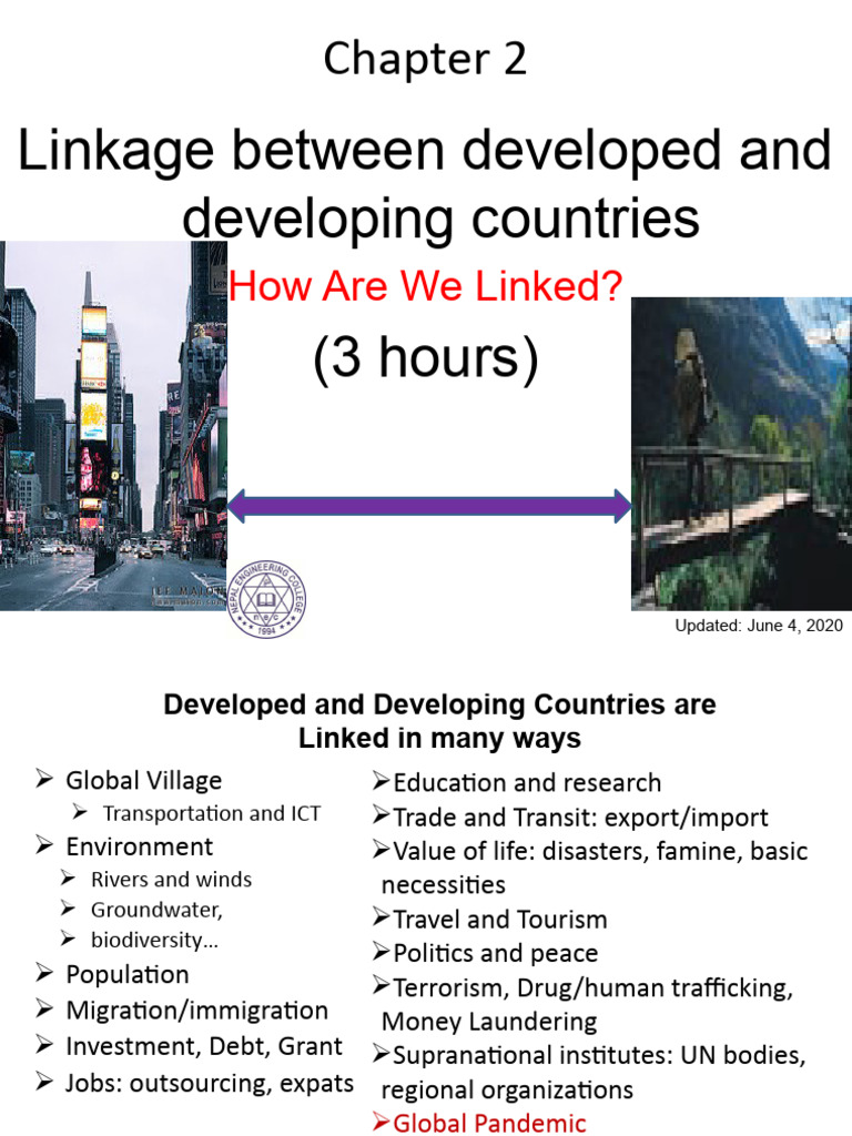 Chapter 2 Linkage Between Developed and Developing Countries Dec 2023 | PDF | Developing Country ...