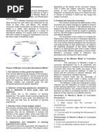 Wheeler's Curriculum Developmental Model | PDF | Curriculum | Learning