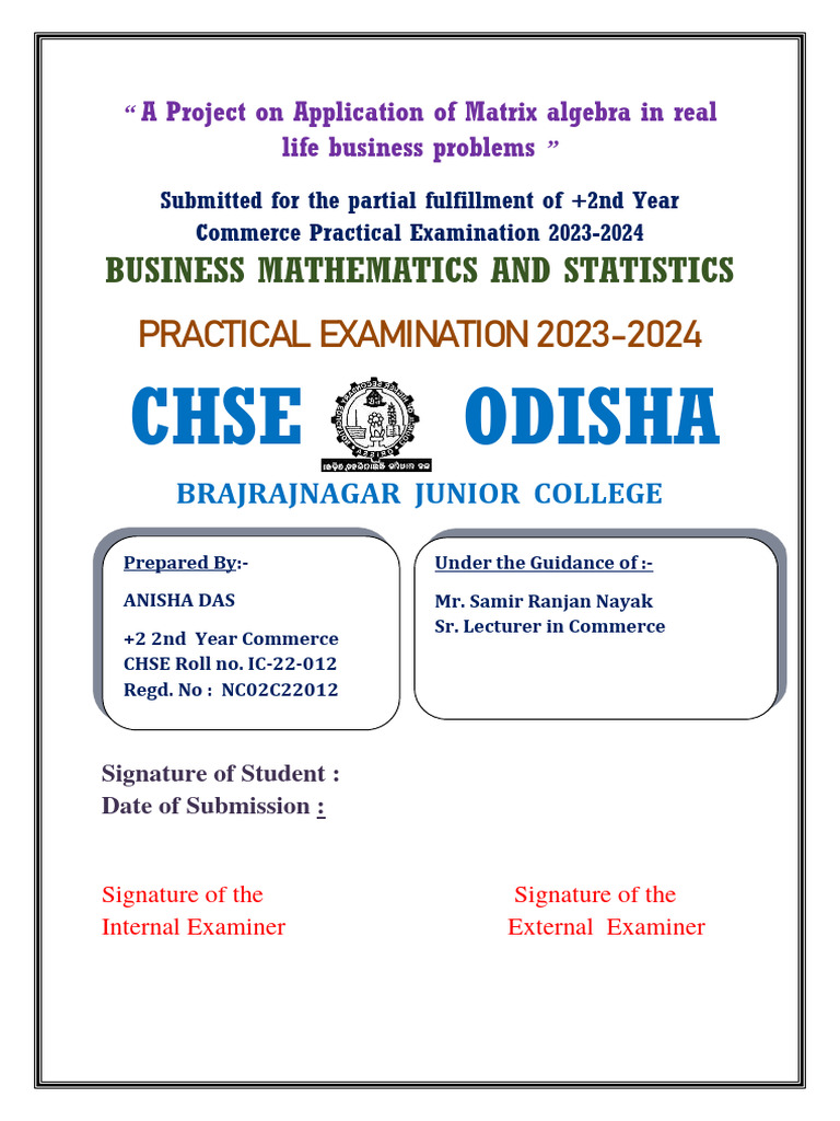 BMS Front | PDF | Matrix (Mathematics) | Determinant