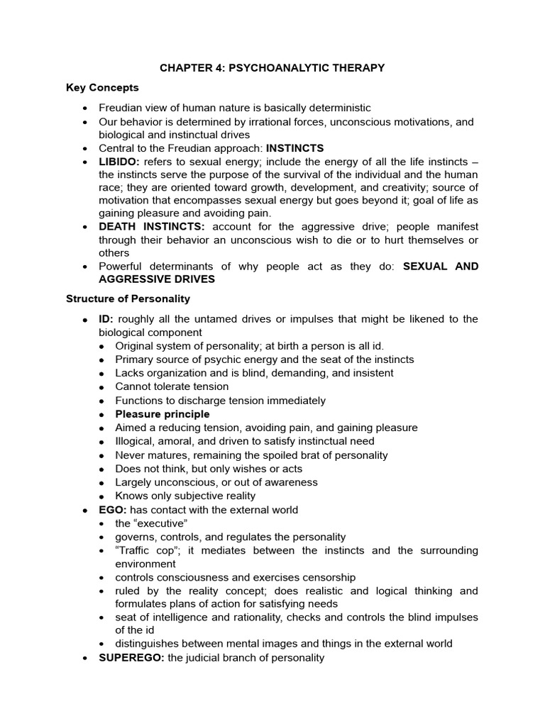 Itc Reviewer | Download Free PDF | Id | Psychoanalysis