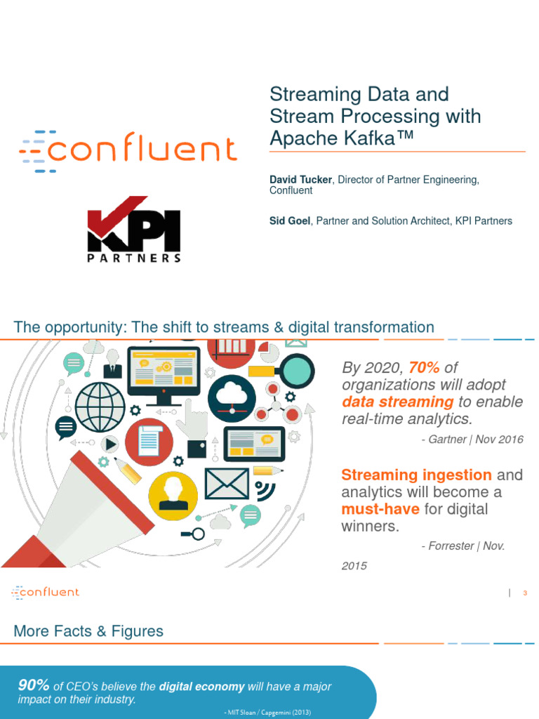 Streaming Data and Stream Processing With Apache Kafka ™: David Tucker, Director of Partner ...
