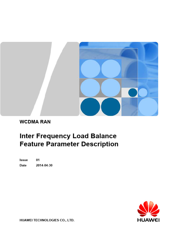 Inter Frequency Load Balance (RAN16.0 - 01) | PDF | High Speed Packet ...