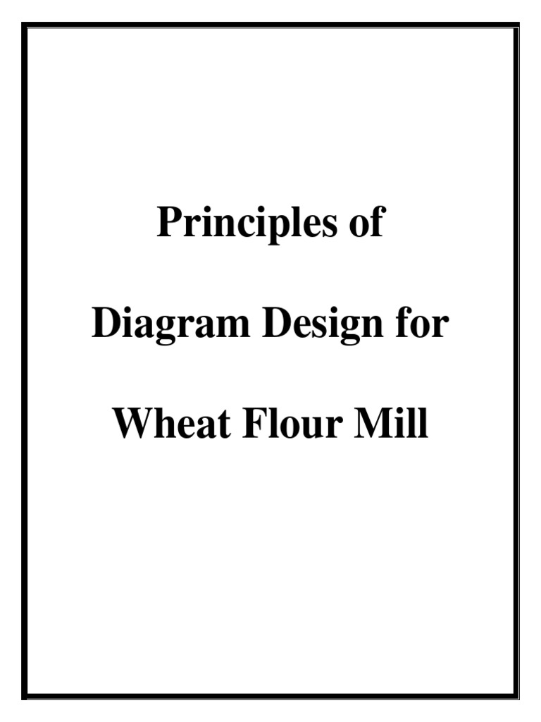 Wheat Flour Mill Diagram Principles | PDF | Flour | Cereals