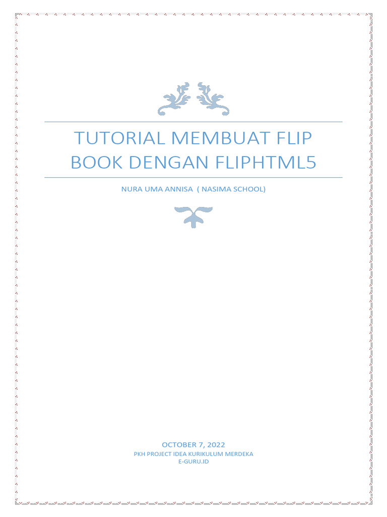 Tutorial Membuat Flip Book Dengan Fliphtml5 | PDF | Karier & Perkembangan