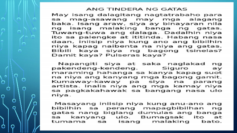 Tindera NG Gatas Pang-Abay | PDF