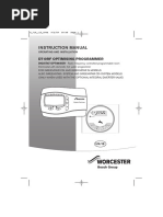 Worcester Digistat Optimiser Programmable 7 Day Room Thermostat System ...