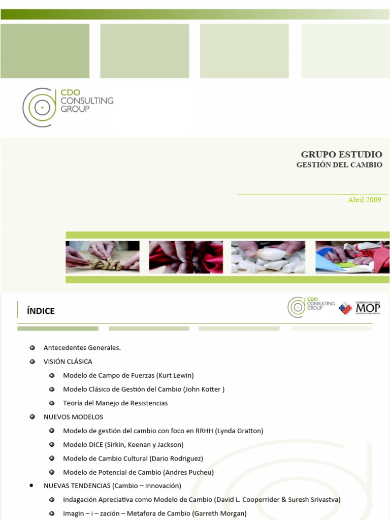 Resumen Varios Modelos GdC | PDF | Comportamiento | Liderazgo