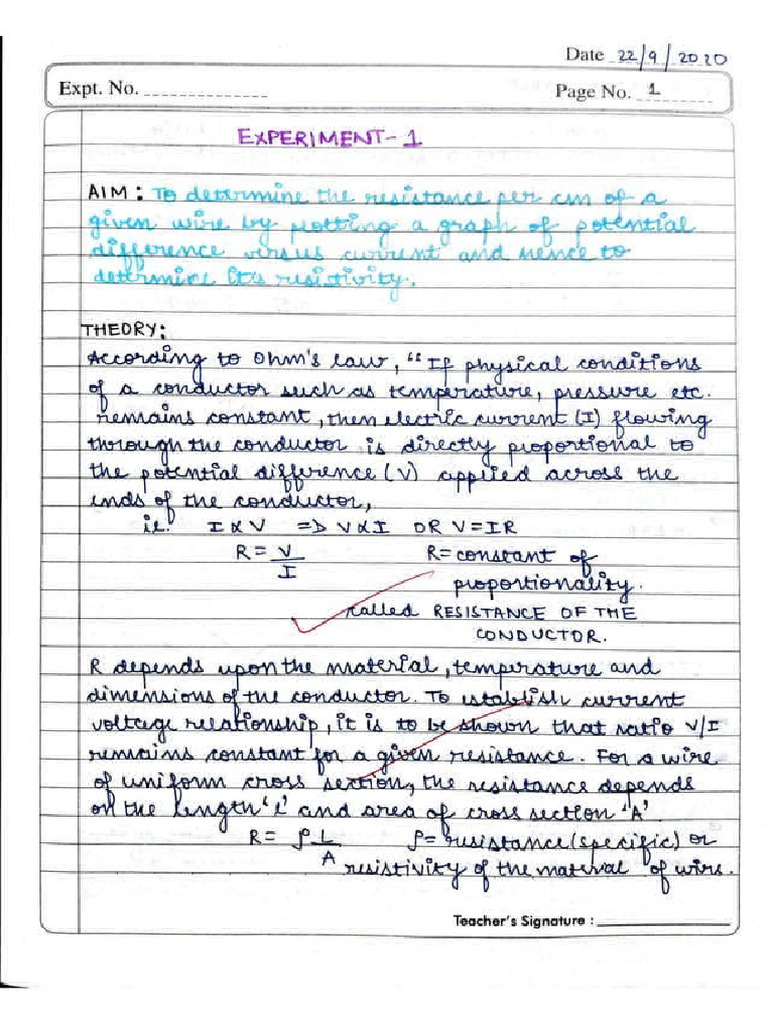 Practical File 12th Physics | PDF