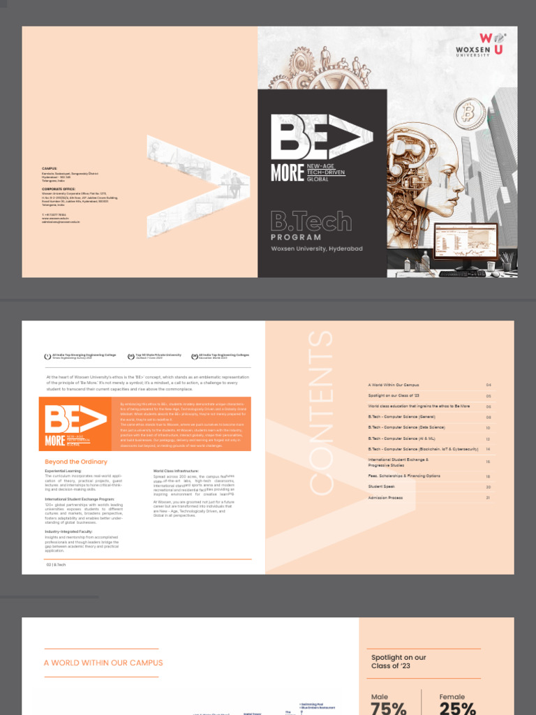 Btech Brochure 2024 Pdf Artificial Intelligence Intelligence Ai