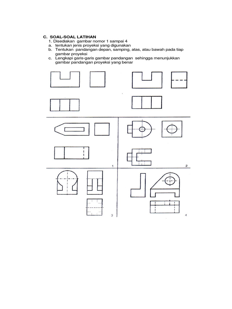 Latihan Proyeksi | PDF