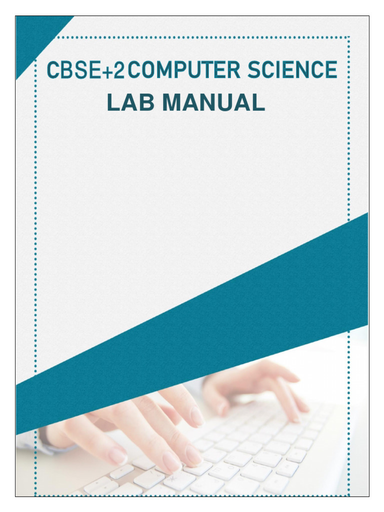 Cbse+2 Computer Science Lab Manual | PDF | Text File | Letter Case