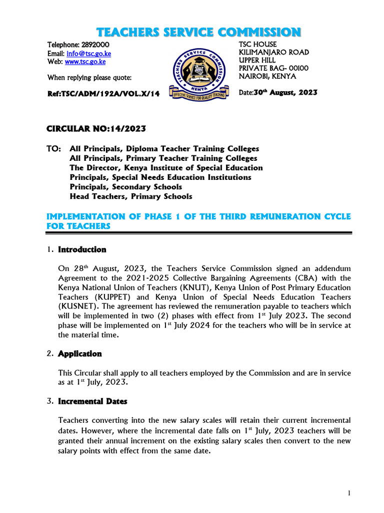 Final Circular On Teachers Salary Review 2023 | PDF | Teachers | Behavior Modification