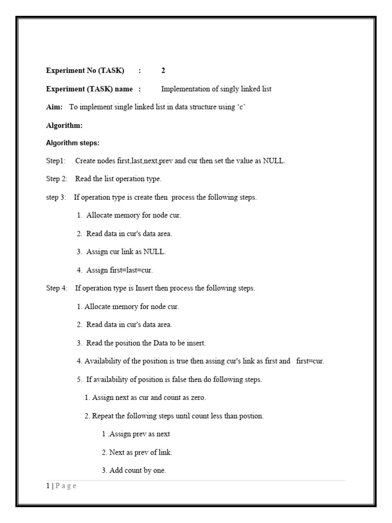 1151CS301 DS LAB TASK II | PDF | Software Engineering | Computing
