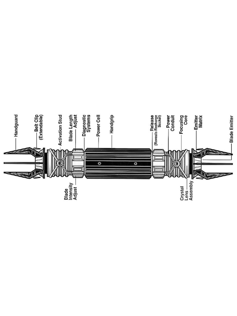 Kun Lightsaber Schematic | PDF