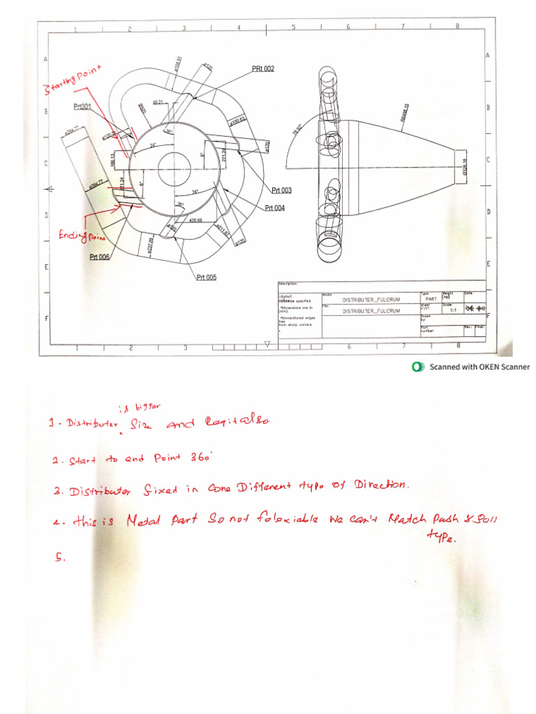 Distributor Drawing | PDF