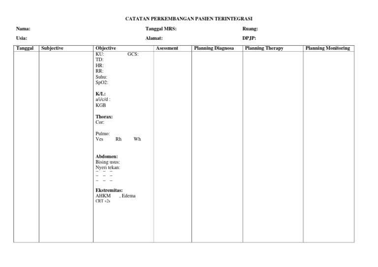 CPPT Terbaru Kosongan | PDF