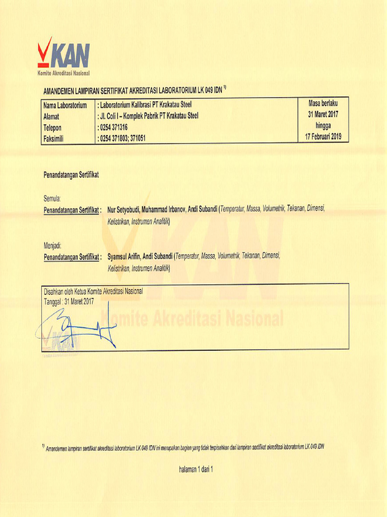 LK 049 IDN PT Krakatau Steel | PDF
