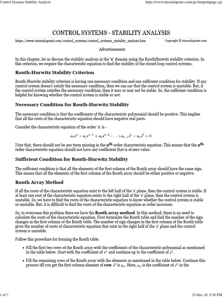 Stability Analysis | PDF | Stability Theory | Abstract Algebra Stability Analysis | PDF | Stability Theory | Abstract Algebra