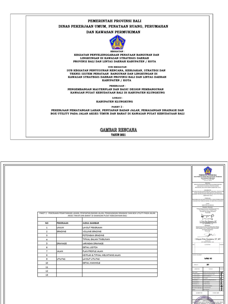 Gambar Rencana Paket 2 PKB | PDF