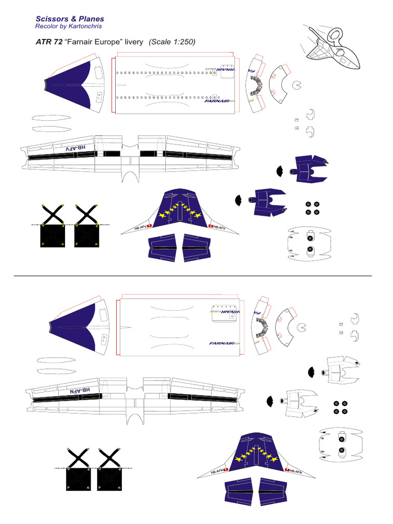 ATR 72 Farnair Europe Scissors and Planes | PDF